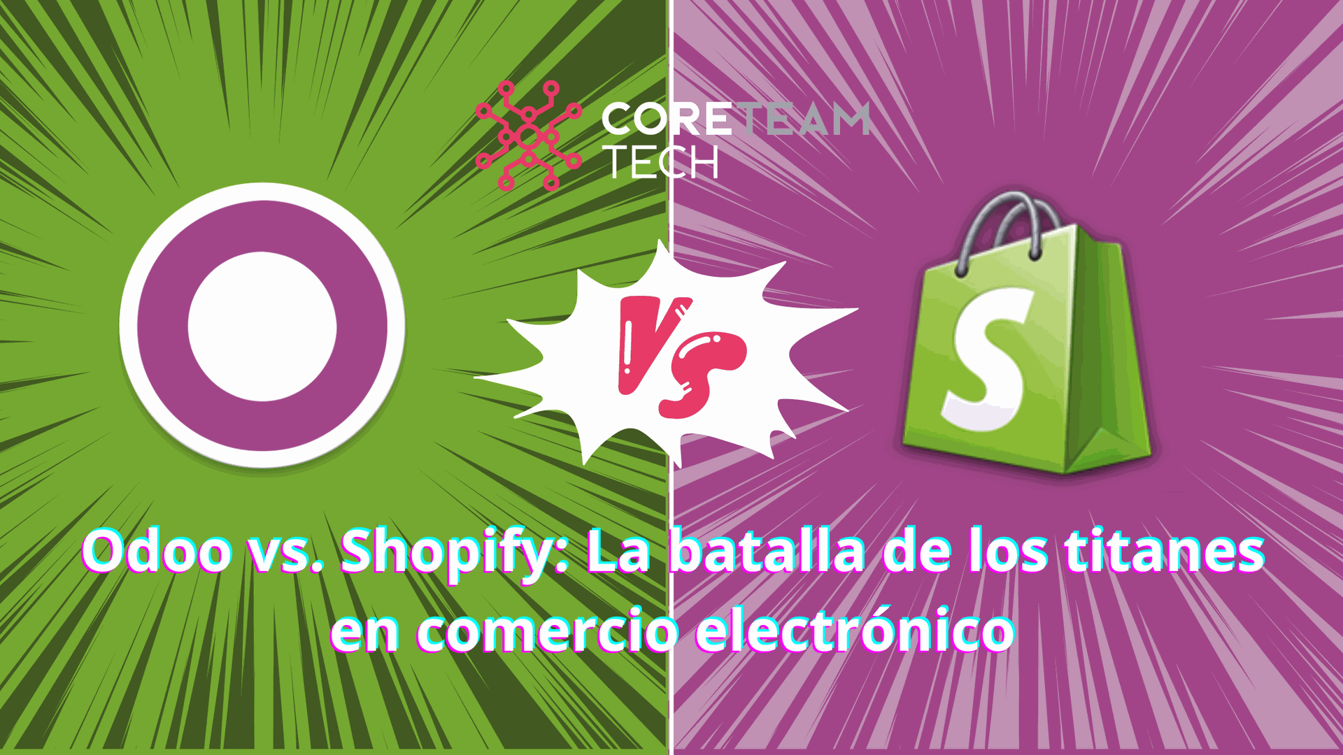 Odoo vs. Shopify: La batalla de los titanes en comercio electrónico | CoreTeam Tech